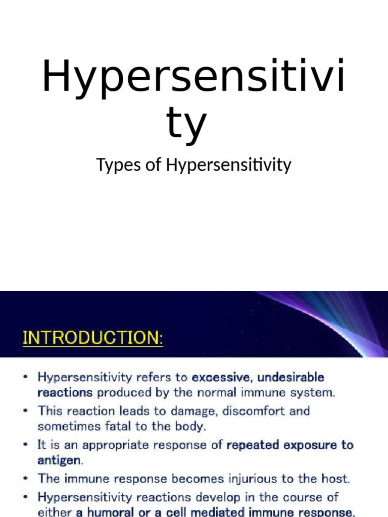 Hypersensitivity Reaction | PDF | Antibody | Allergy