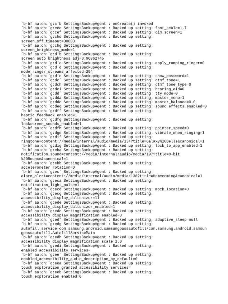 Settings Provider | PDF