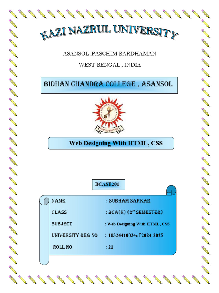 Front Page Subham | PDF