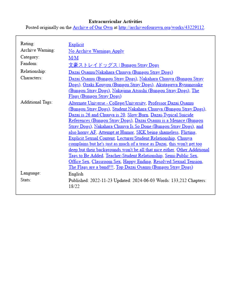 Extracurricular | PDF