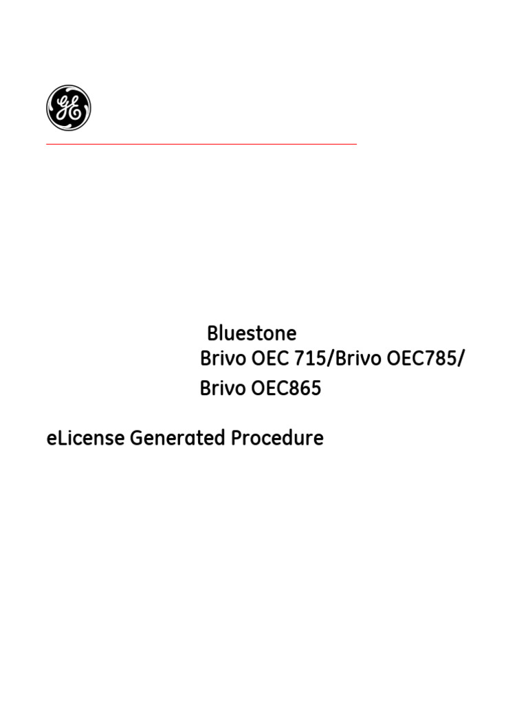 DOC1297120 ELicense Generated Procedure | PDF