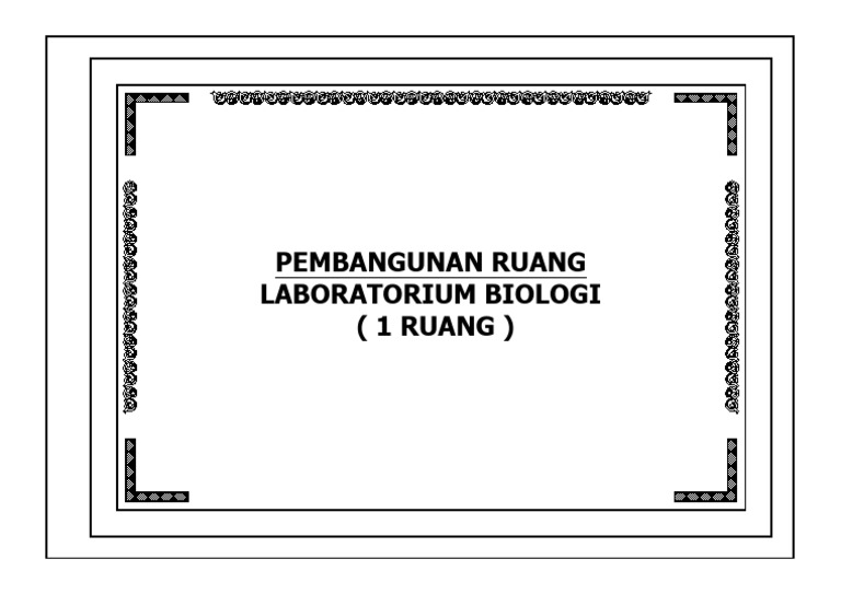 2.02 Pembangunan Lab - Biolgi Sman 3 Menggala PDF | PDF