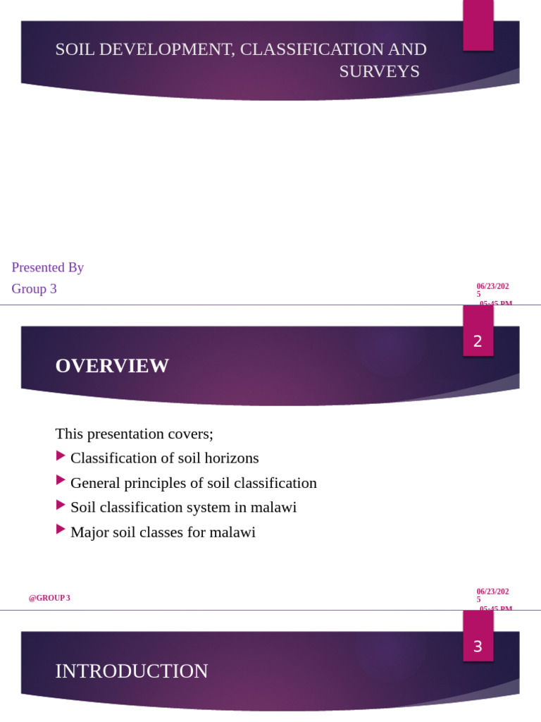 Soil Classification and Development in Malawi | PDF | Soil ...