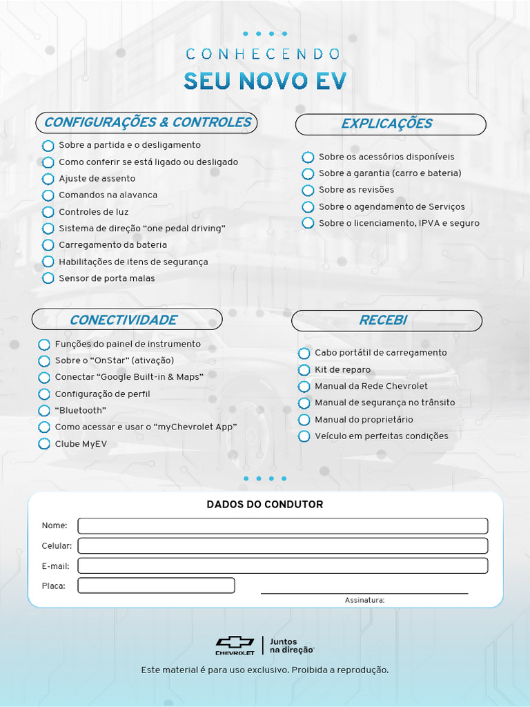 Checklist - Seu Novo EV | PDF