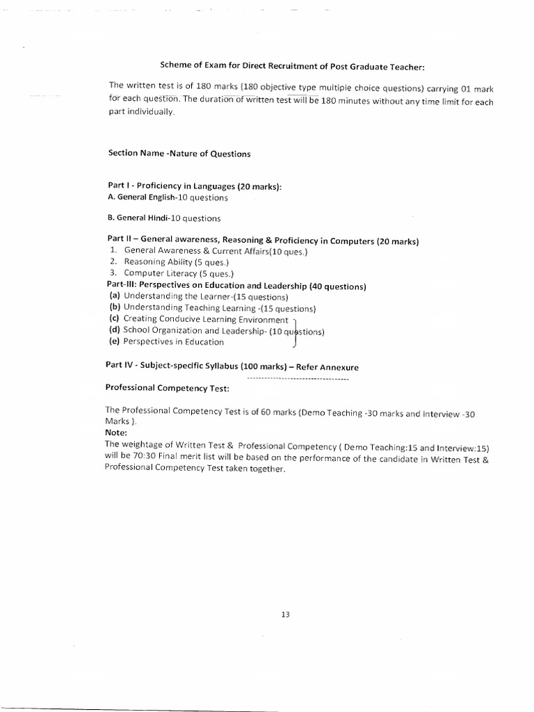 KVS (22-23) TGT-PGT-Math Syllabus | PDF | Constructivism (Philosophy Of Education) | Educational ...