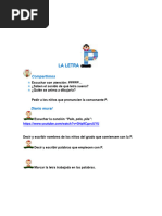 Cuadernillo - Fonema - P | PDF