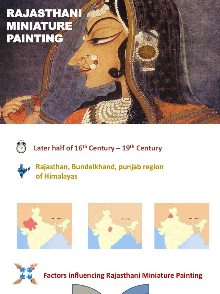 Unit 1 Rajasthani Miniature Painting | PDF