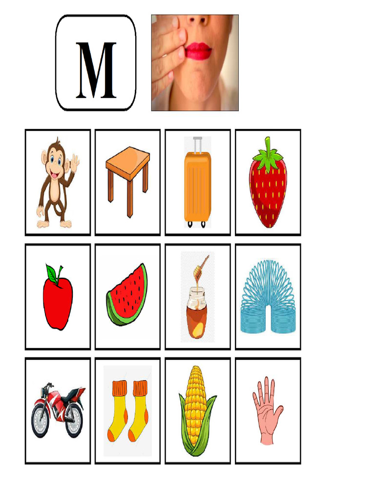 Letra m Multigestos | PDF