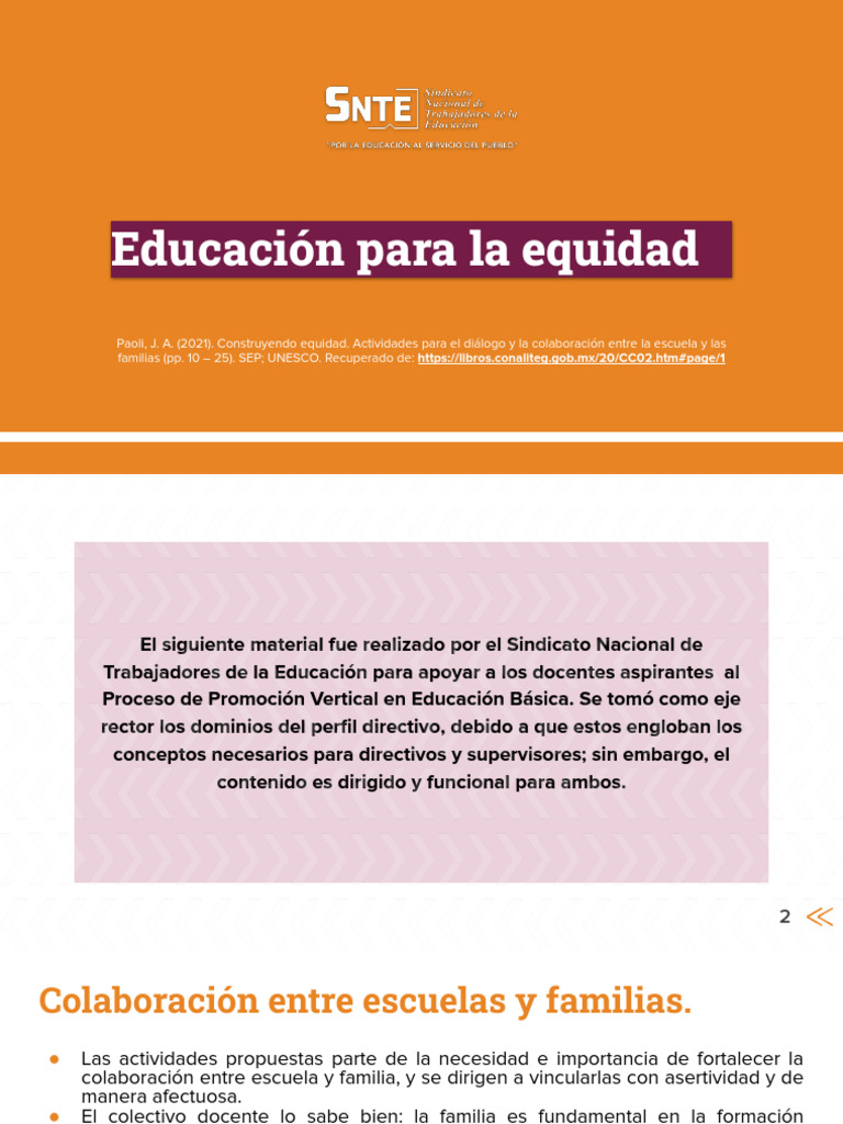 Construyendo Equidad | PDF | Escuelas | Enseñando