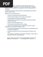 Características de PowerPoint | PDF