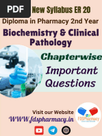 2nd Year D Pharm Syllabus | PDF | Pharmacy | Metabolism