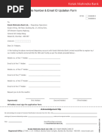 Account Related Common Request Form | PDF | Cheque | Banks