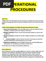Drift Down Procedure in Aviation | PDF | Aircraft | Air Traffic Control