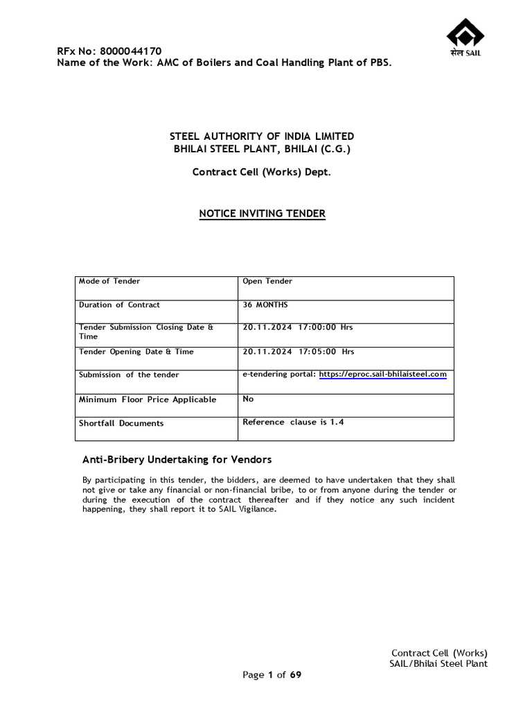 AMC Boiler Tender | PDF | Auction