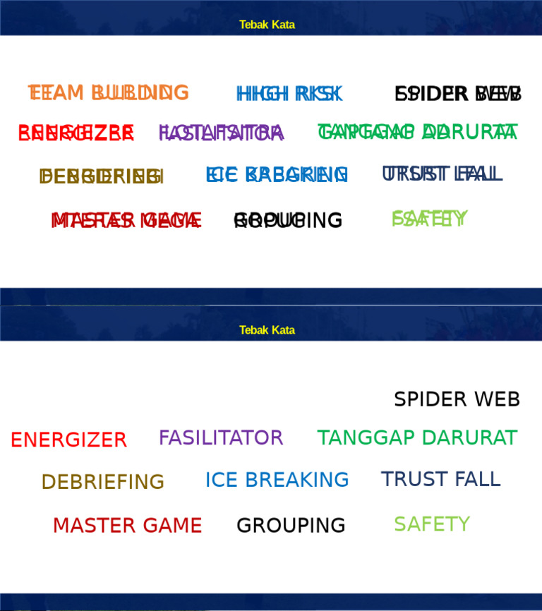 Tebak Kata: Games for Team Building | PDF