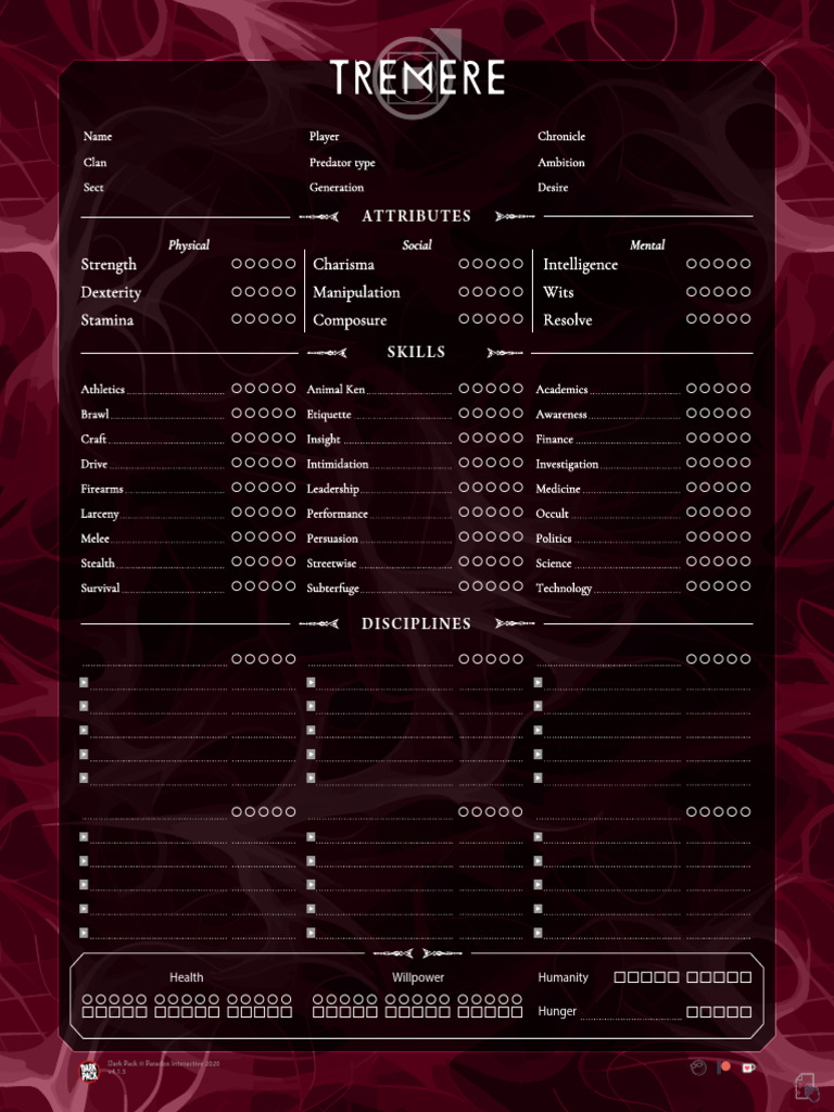 Clã Tremere - 2pgs | PDF