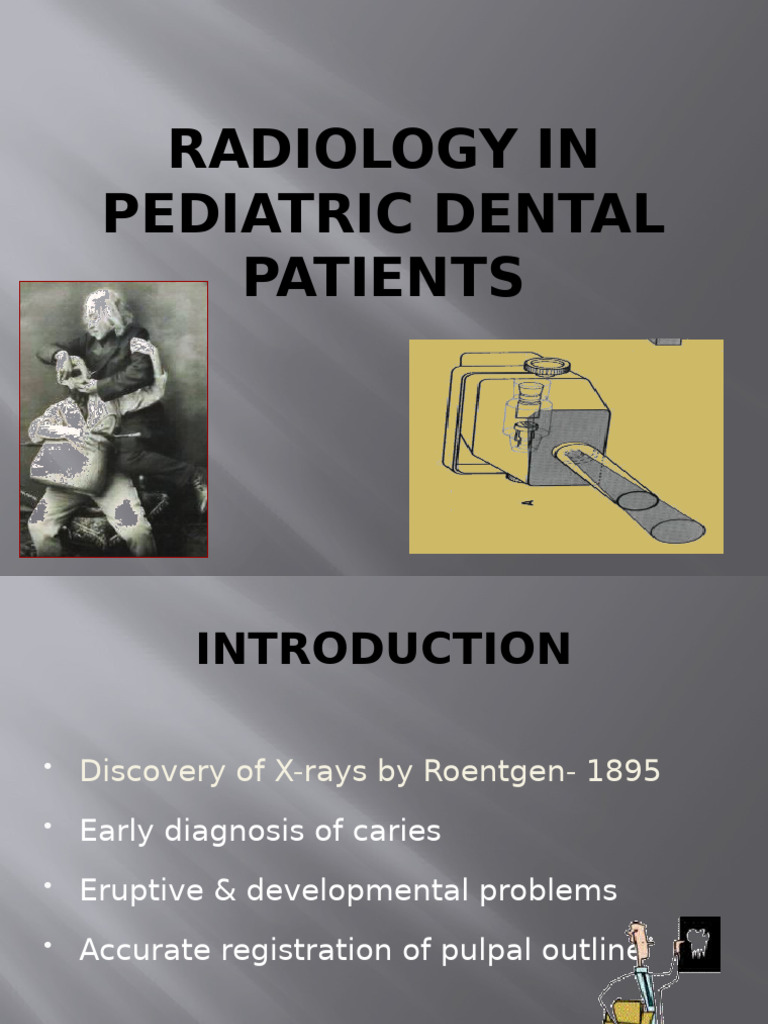 Radiology in Pediatric Dental Patients | PDF | Dentistry | Radiography