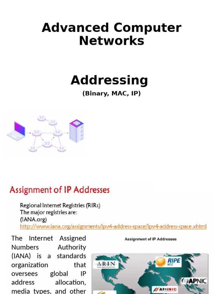 Binaries, MAC Addresses, IP Address (Part A) | PDF | Ip Address | Computer Network