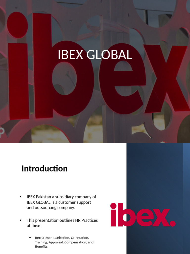 Ibex Global - HRM Project Presentation | PDF
