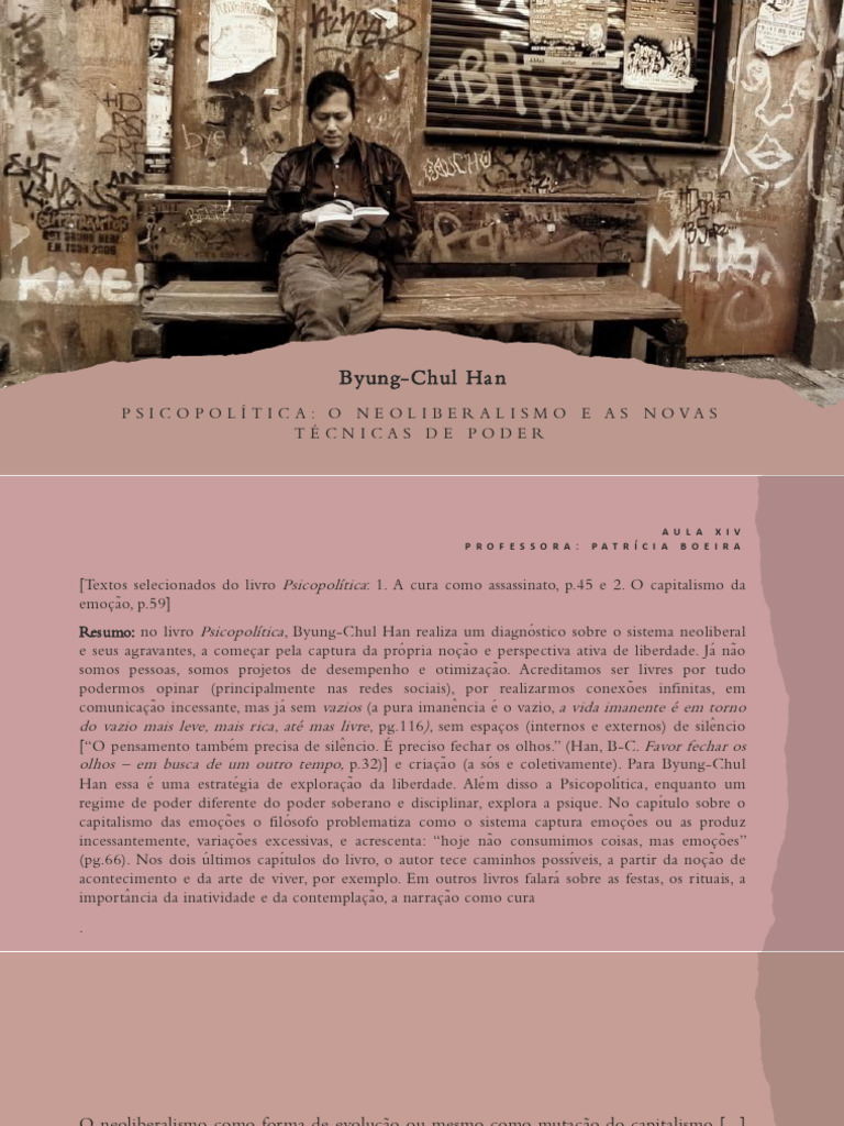 Byung-Chun Han - Psicopolítica | PDF | Emoções | Capitalismo