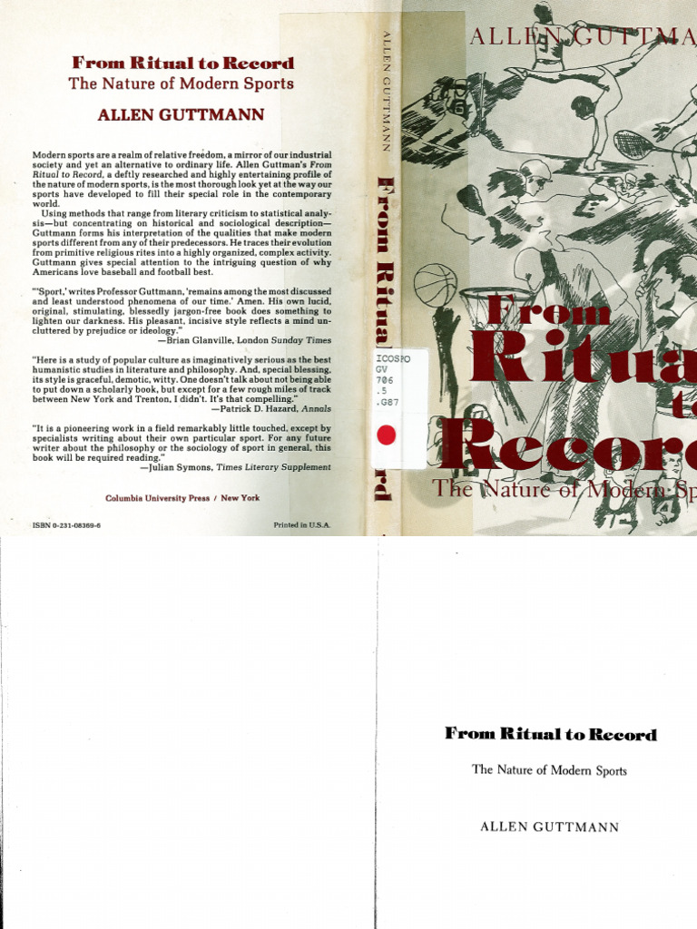 From Ritual To Record - Allen Guttmann | PDF