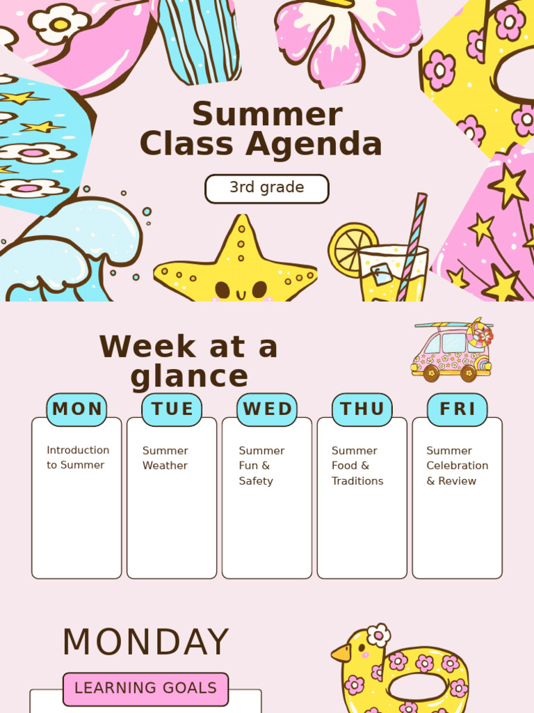 Summer Activities for 3rd to 4th Graders | PDF