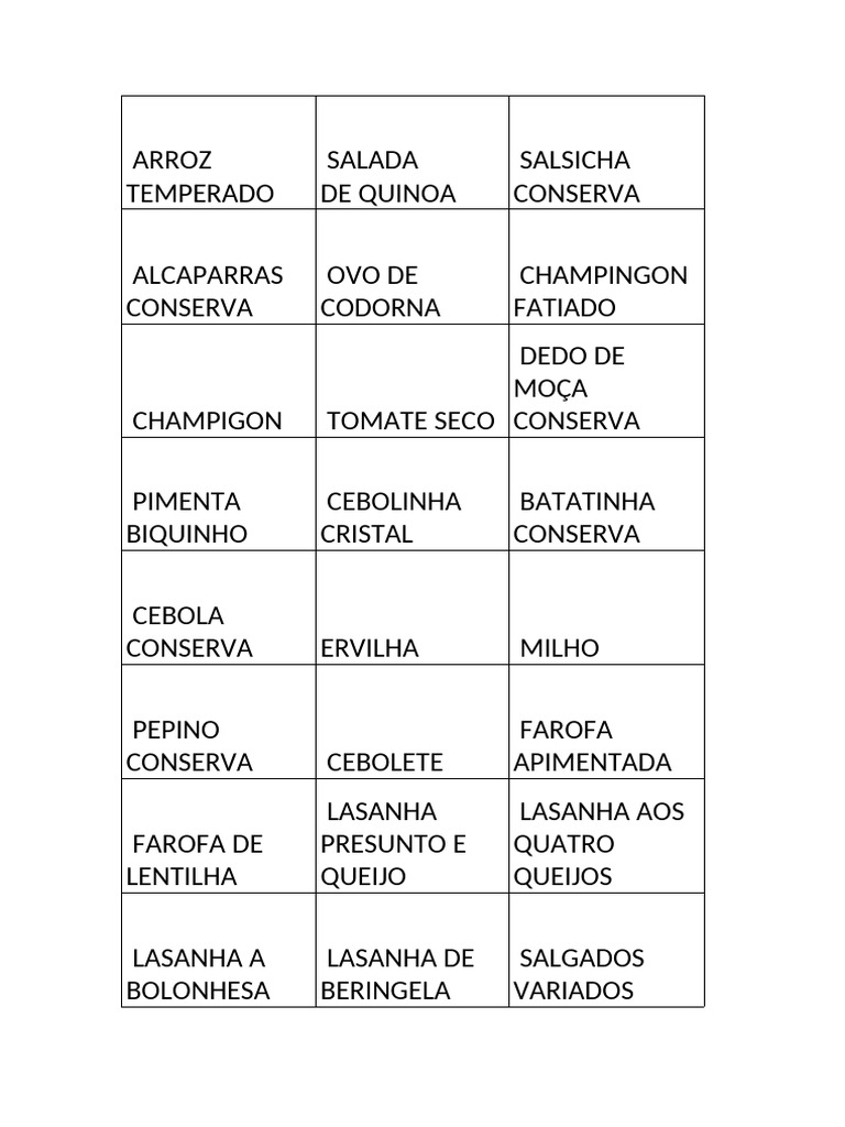 Pla Quin Has | PDF | Comidas e bebidas | Culinária das Américas
