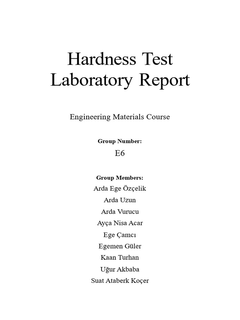 Hardness Comparison of AISI 1010 vs 1040 | PDF | Strength Of Materials ...