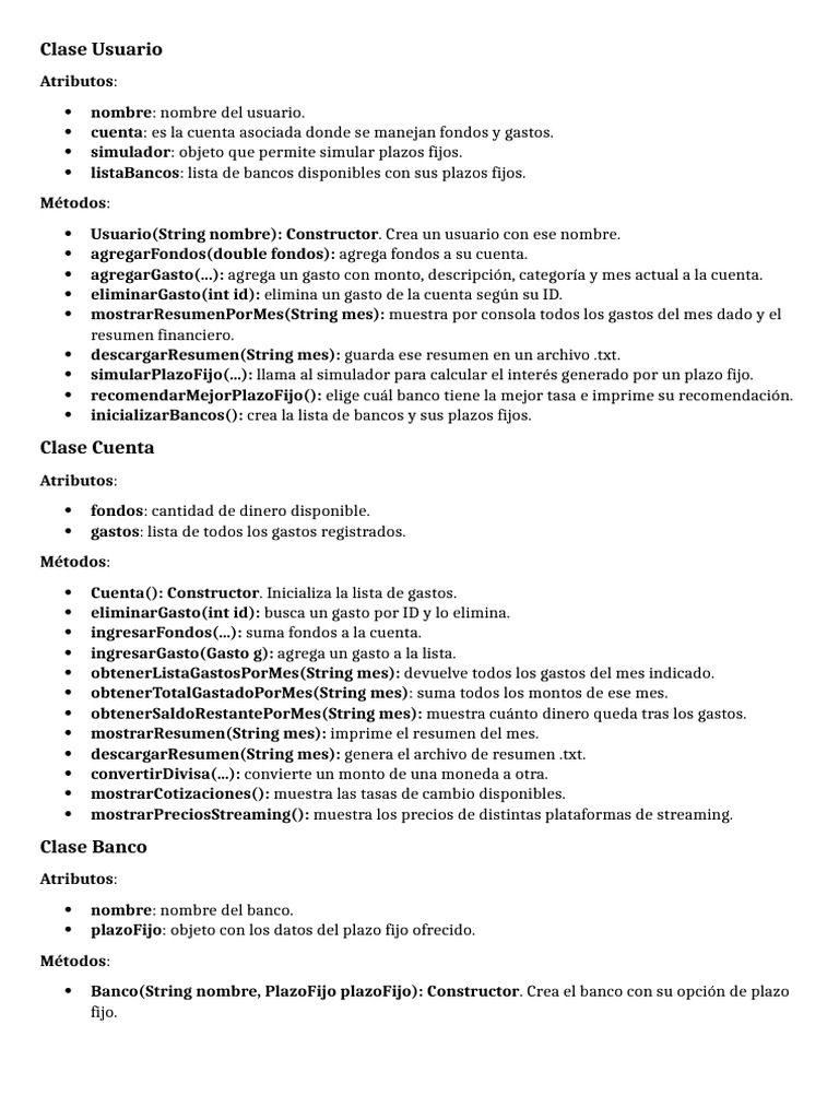 Tpo Explicacion | PDF | Java (lenguaje de programación) | Constructor (Programación Orientada a ...
