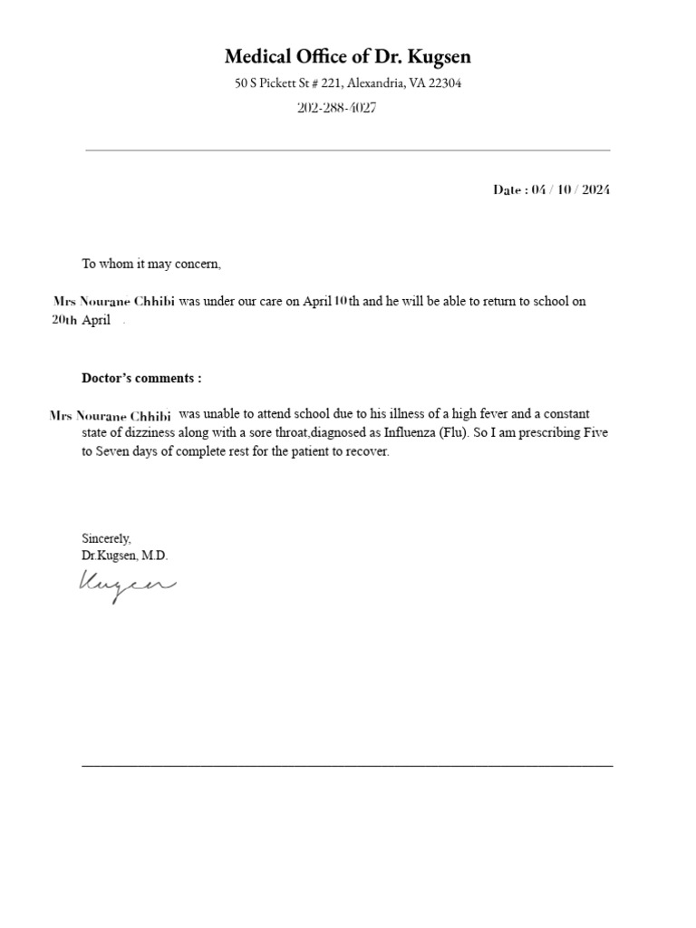 Doctors Note 2 5 | PDF