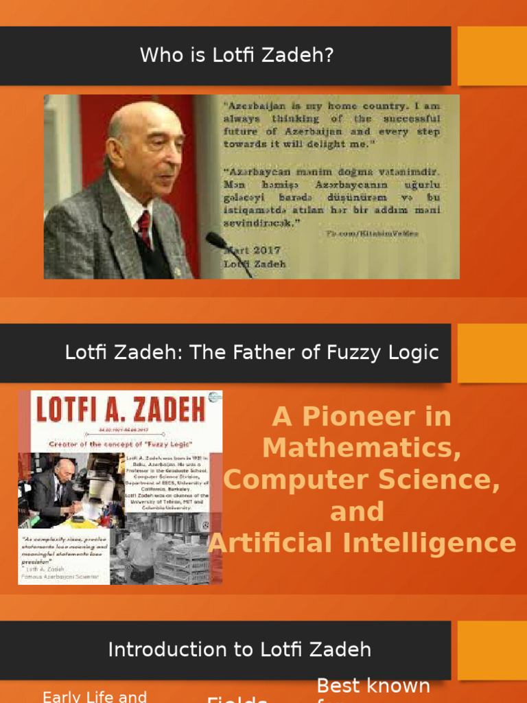 Who Is Lotfi Zadeh | PDF