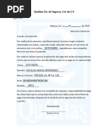 Carta de NO Siniestro Qualitas | PDF