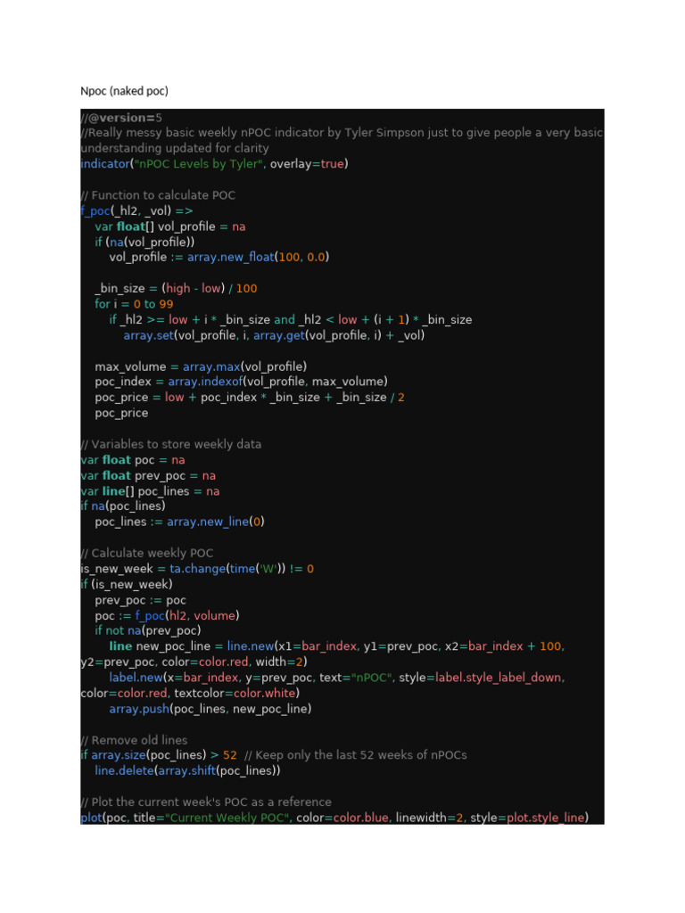 Tradingview Pine Script | PDF | Computer Programming