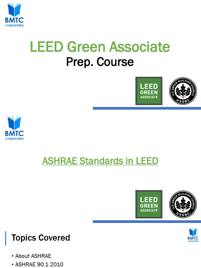 ASHRAE Standards For LEED | PDF