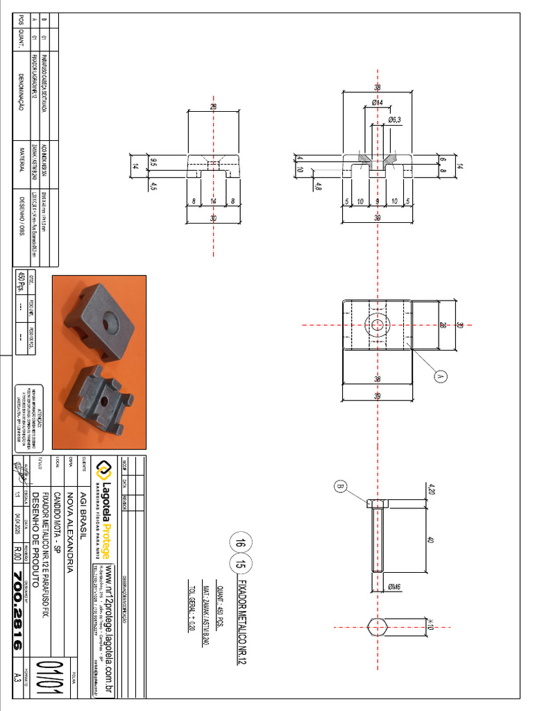 700.2816 - Fixador Metalico Nr.12 Zamak | PDF