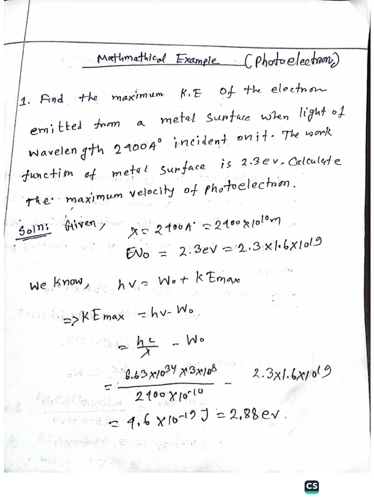 Chapter 01 Emergence of Quantum Physics (Mathematical Problem Solution ...