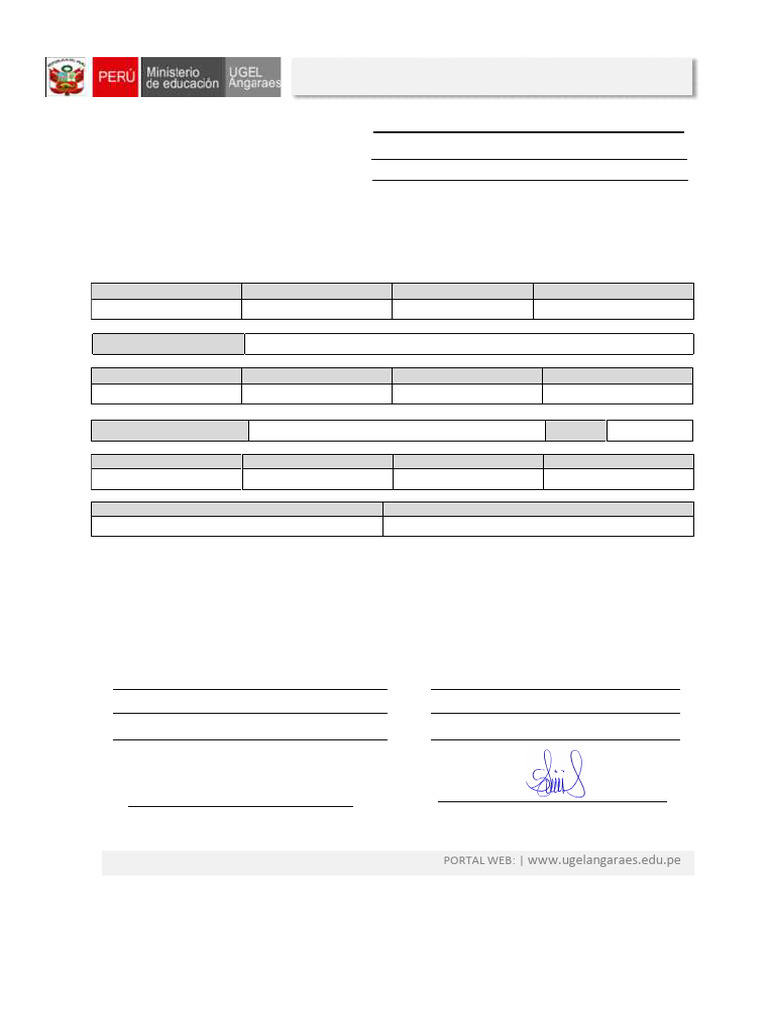 Fut - Ugel Angaraes | PDF