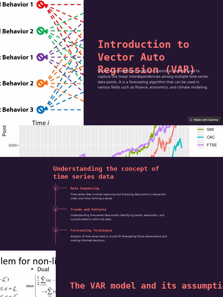 Introduction To Vector Auto Regression VAR | PDF | Vector Autoregression | Time Series