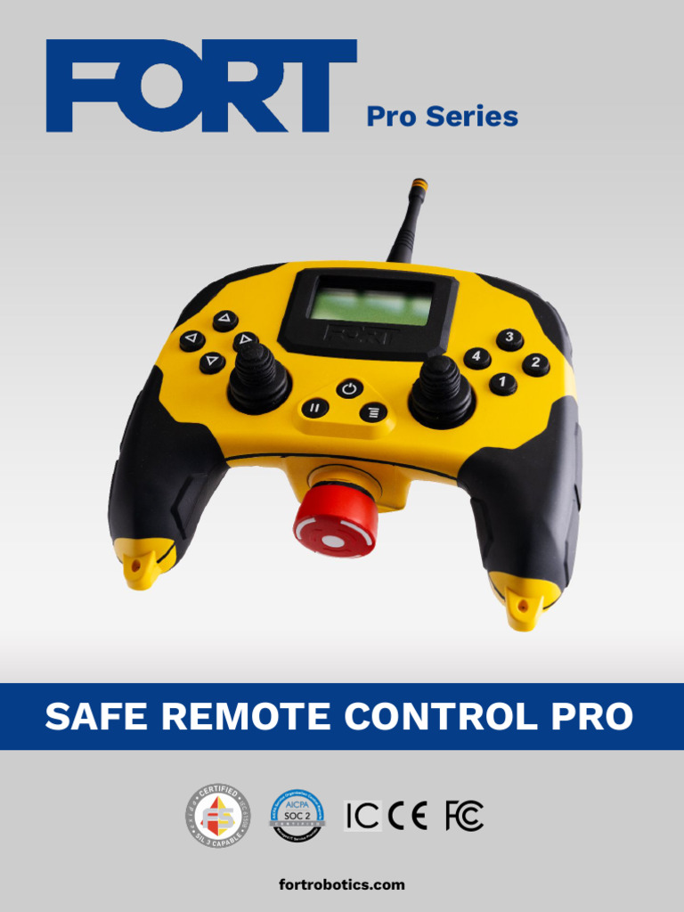 FORT Safe Remote Control Pro Data Sheet 031822 | PDF | Usb | Bluetooth