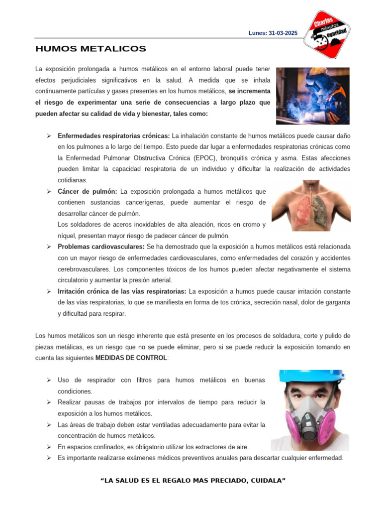 Humos Metálicos | PDF | Soldadura | Construcción