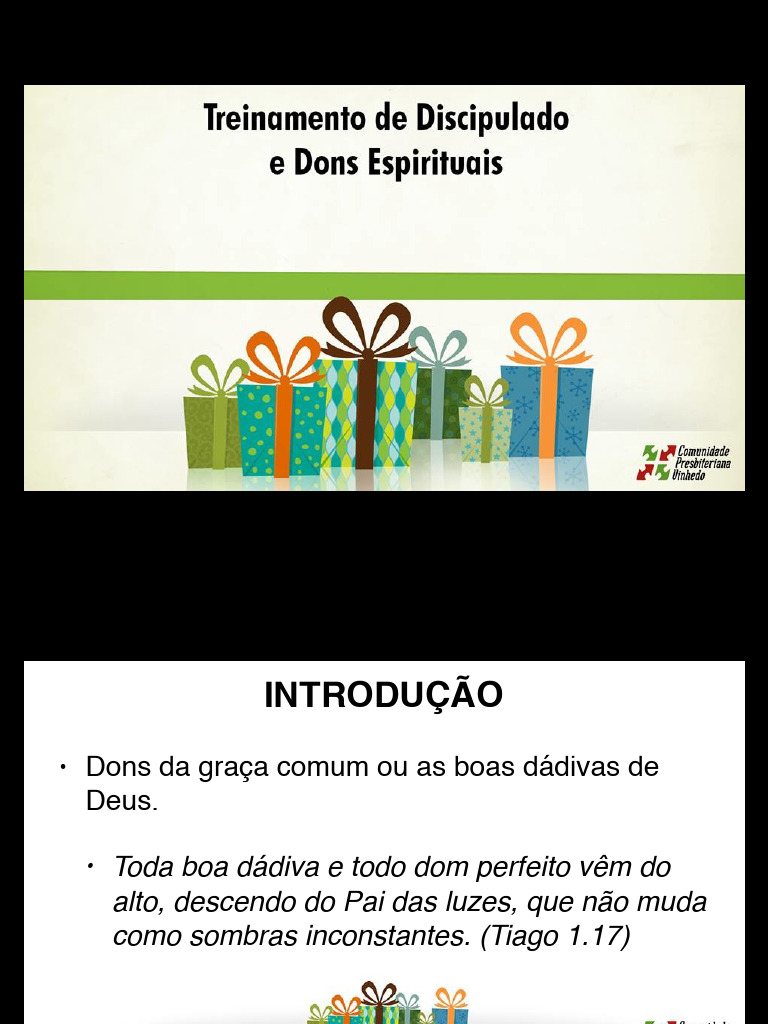 Dons Espirituais | PDF | Presente espiritual | Teologia
