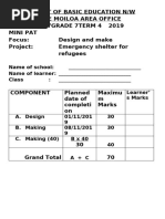 Grade 7 Term 3 Electromagnetic Crane PAT | PDF | Crane (Machine) | Switch