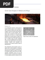 ASTM Grain Size Measurement Guide | PDF