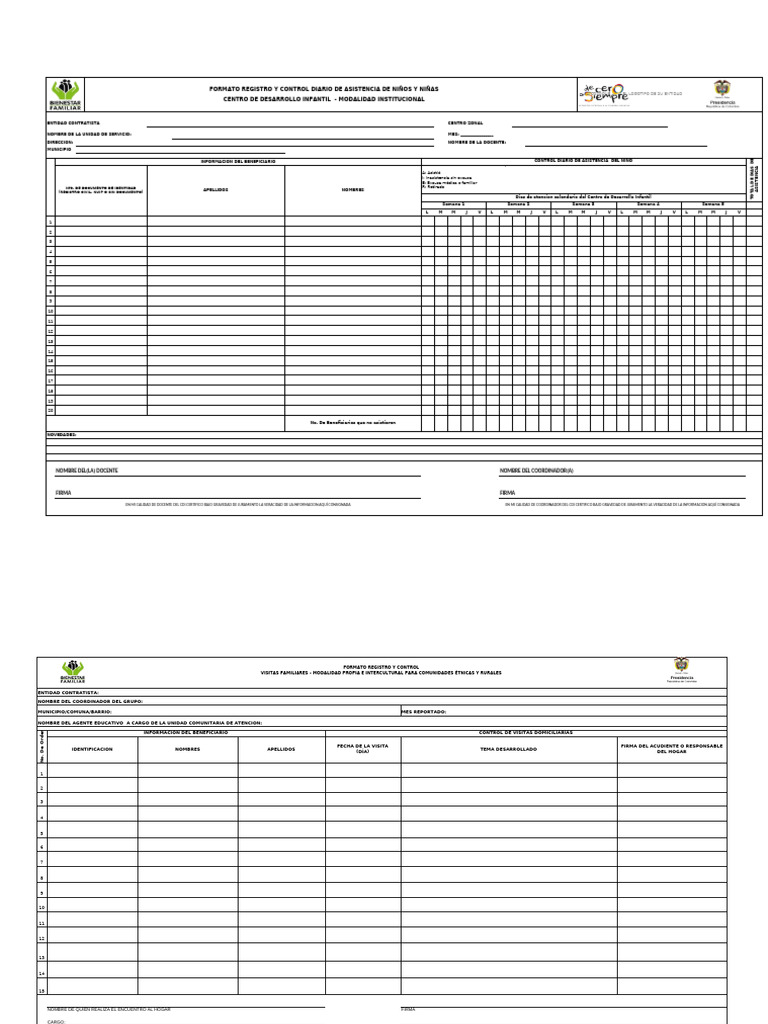 Consolidado Encuentro en El Hogar | PDF