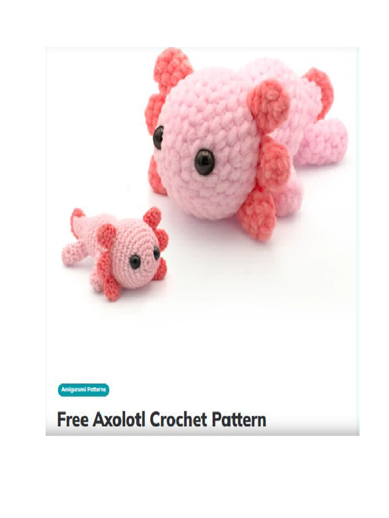 Crochet Axolotl | PDF