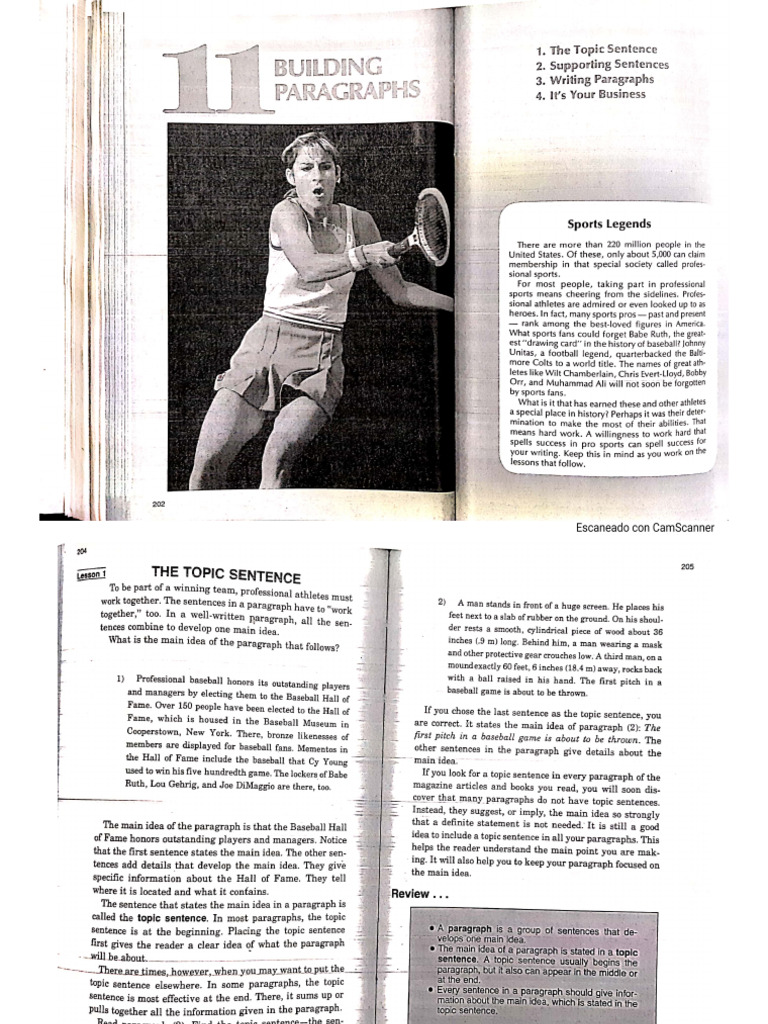 Building Paragraphs | PDF