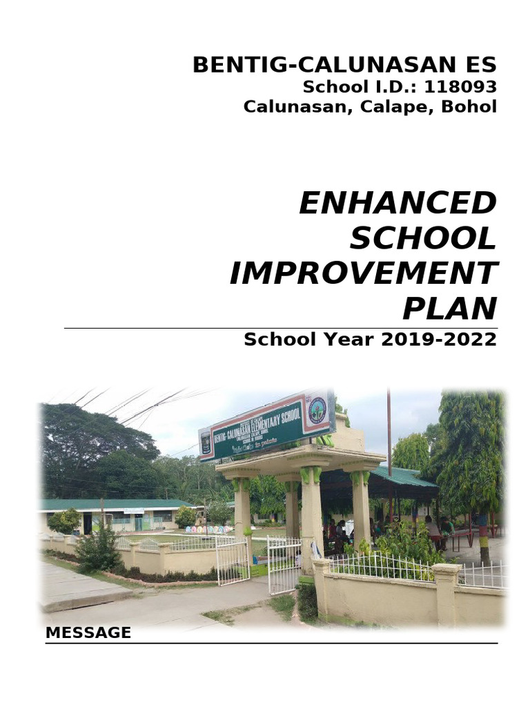 Sip Sy 2019 2022 Final | PDF | Learning | Teachers