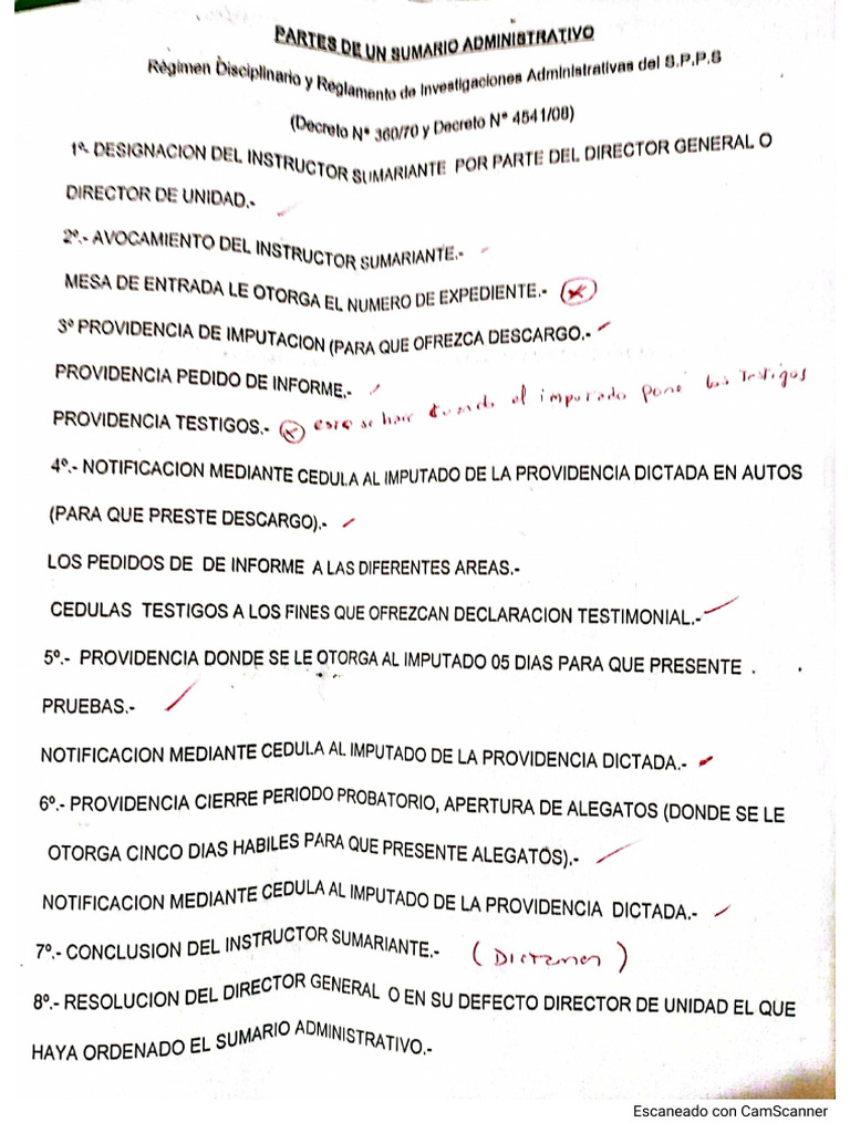 Partes de Un Sumario | PDF