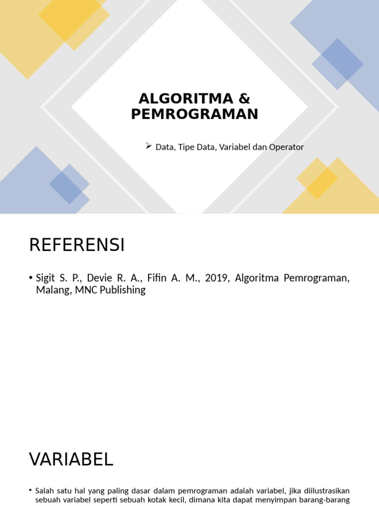 Algoritma Pemrograman - 2 | PDF