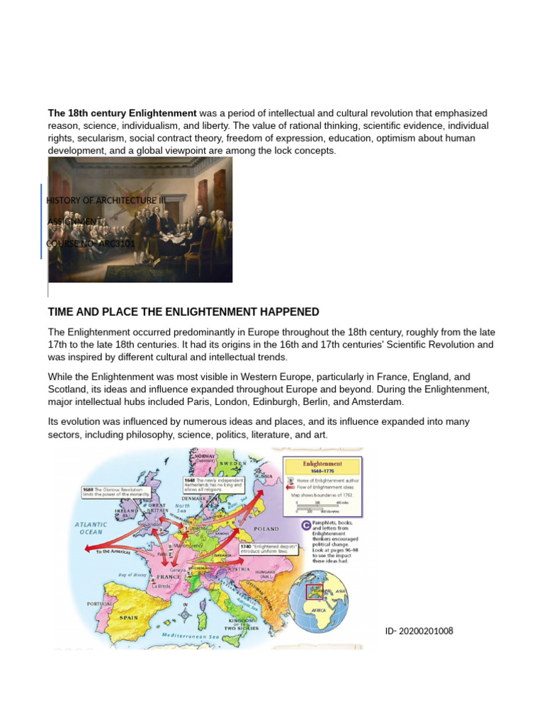 History of Architecture III | PDF | Age Of Enlightenment | Science